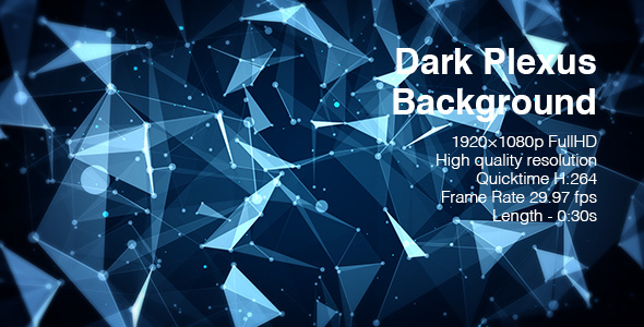 Dark Plexus Background, Motion Graphics | VideoHive
